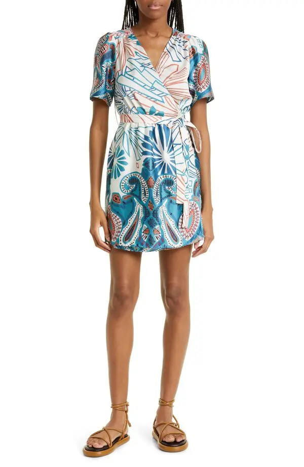princess polly baby blue dress Women's Stylish & Elegant Blue Wrap Dresses from Independent Brands main image 1
