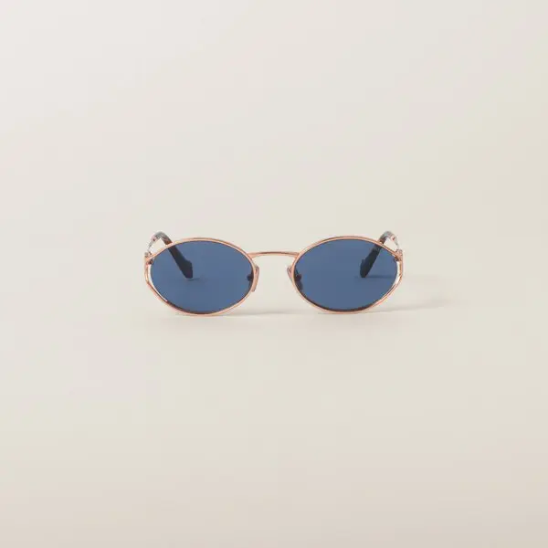 Miu Miu Logo Sunglasses - Blue Lenses