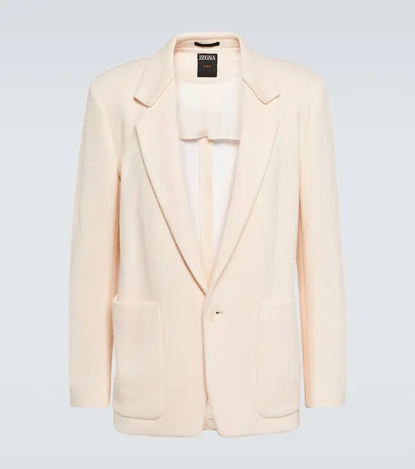 Zegna Cotton Bouclé Blazer
