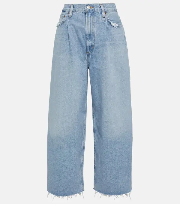 AGOLDE Dagna High-rise Wide-leg Jeans