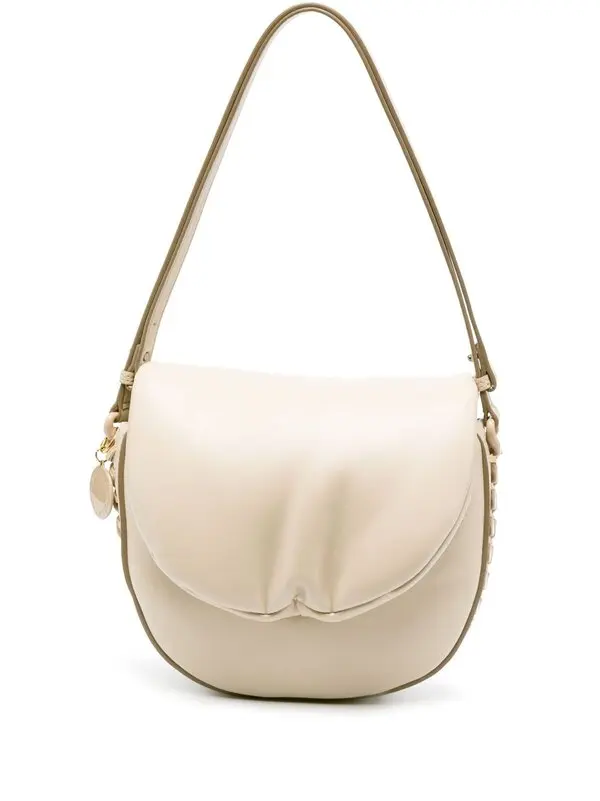 Stella McCartney Frayme Chain-link Shoulder Bag - Neutrals