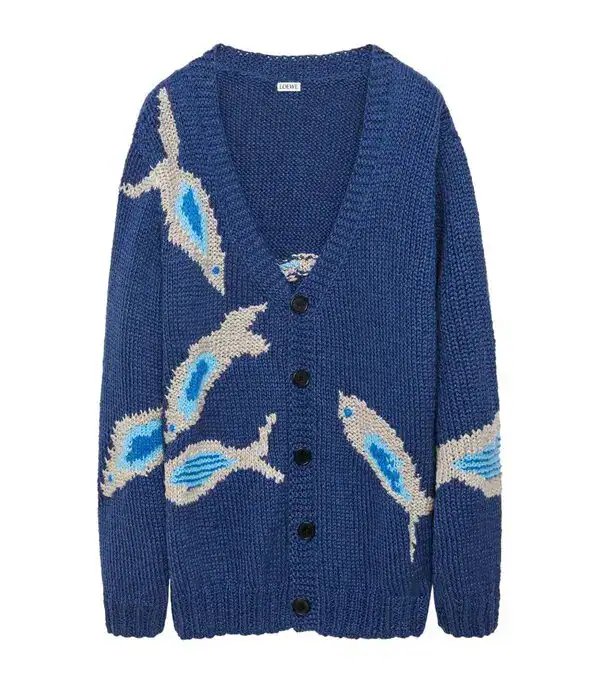 LOEWE 21SS Paula's Ibiza リネンジャガードニットセーター LOEWE 21SS Paula's Ibiza リネンジャガードニットセーター LOEWE