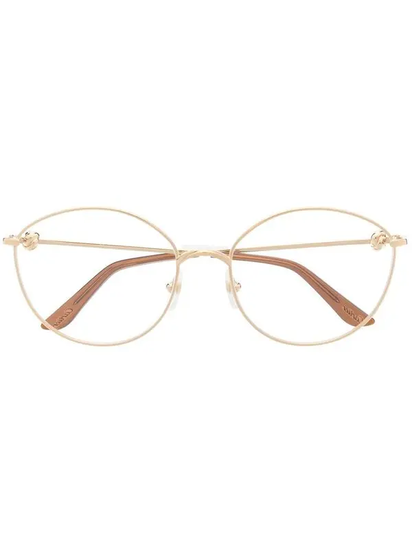 CARTIER Round-frame -tone Glasses - Gold | Editorialist