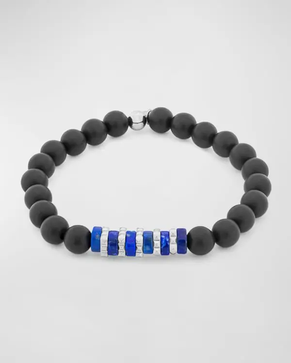 Tateossian Sodalite Beaded Bracelet - Blue