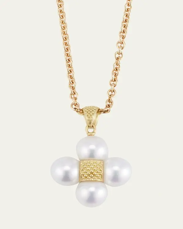 Paul Morelli 18k Yellow Akoya Pearl Pendant