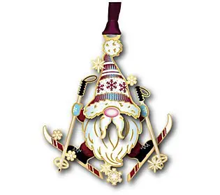 BEACON DESIGN S Ski Gnome Ornament