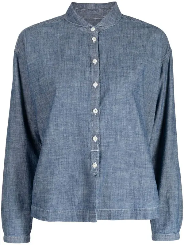 You Must Create Marianne Long-sleeve Shirt - Blue