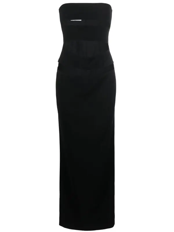 MONOT Cut-out Strapless Gown