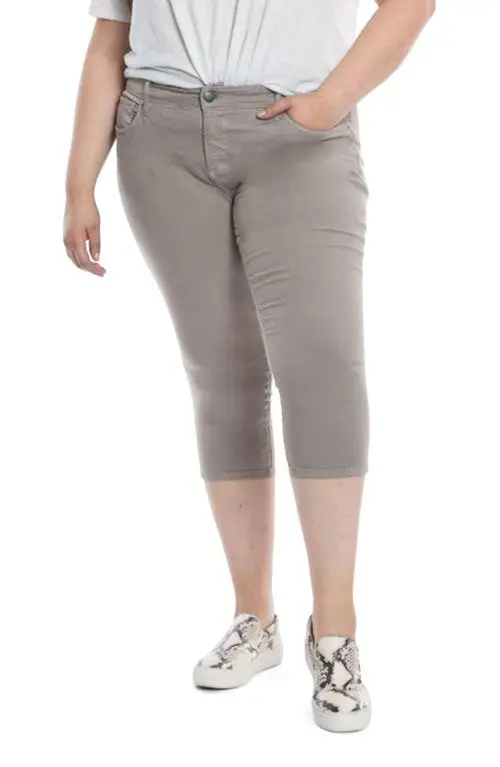SLINK JEANS High-rise Capri Jeans - Ultimate Grey