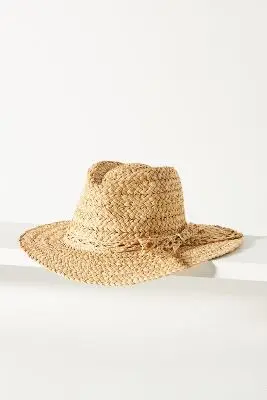 Lulla Collection Lulla Paper Straw Hat - Beige | Editorialist display picture 1