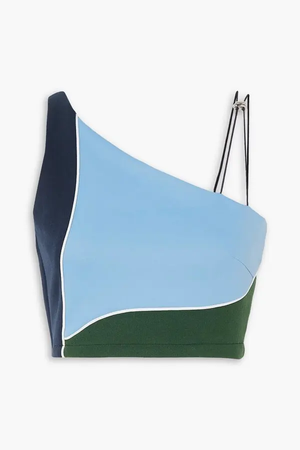 Ahluwalia Cropped Colorblock Top