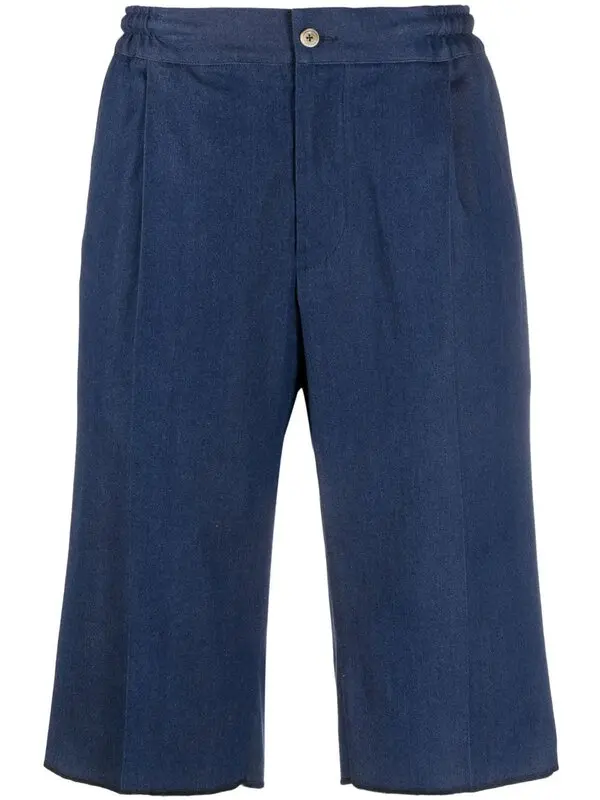 Kiton Denim Shorts - Blue