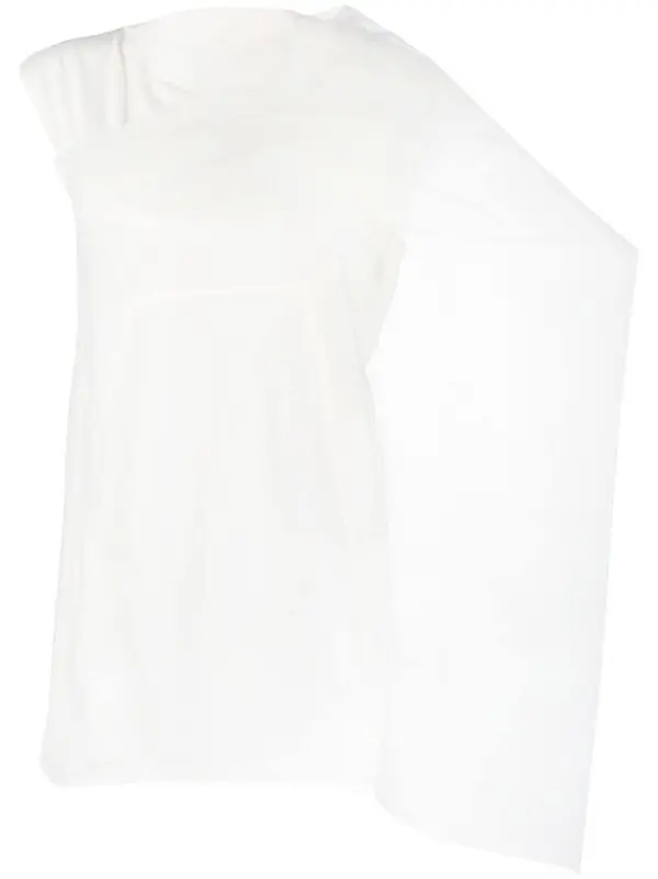Rick Owens Draped Scarf-detail Top