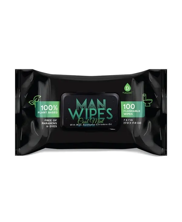 PURSONIC 12-pack Of Flushable Wipes