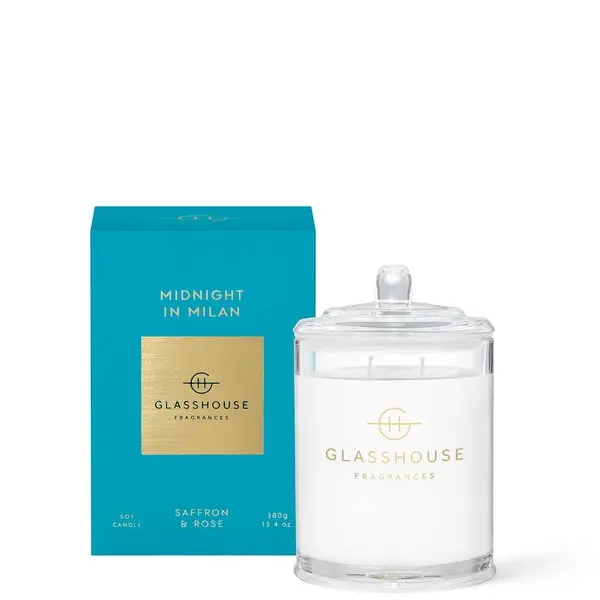 GLASSHOUSE FRAGRANCES Midnight In Milan Candle 13.4 Oz