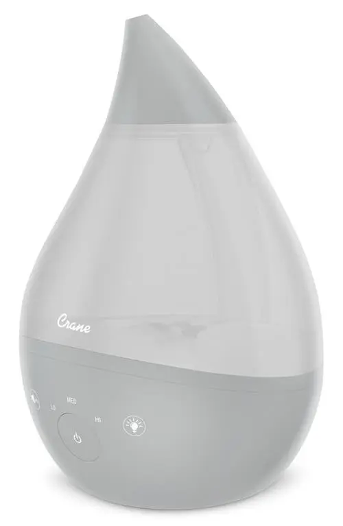 CRANE AIR Drop 2.0 4-in-1 1-gallon Cool Mist Humidifier - Grey