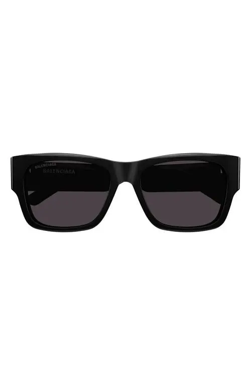 Balenciaga 56mm Rectangular Sunglasses