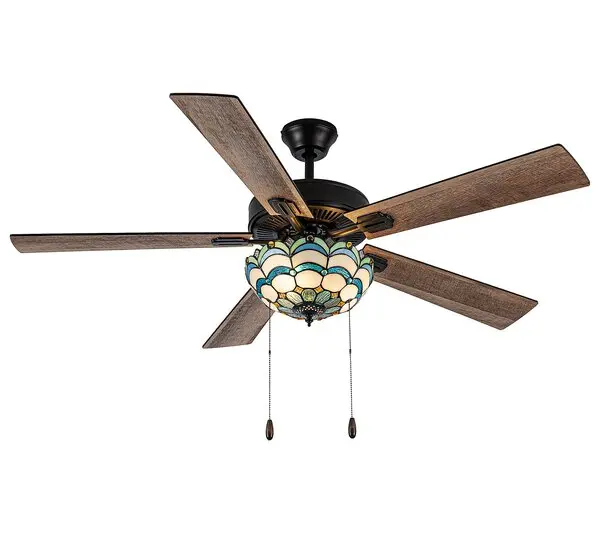 RIVER OF GOODS 52'w Suki 5-blade Remote-control Led Ceiling Fan