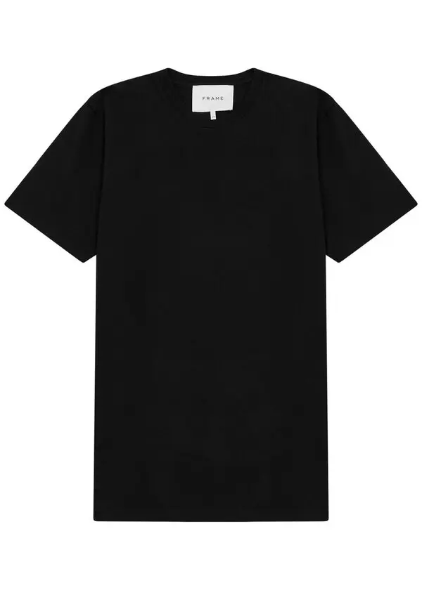 FRAME Cotton T-shirt - Black