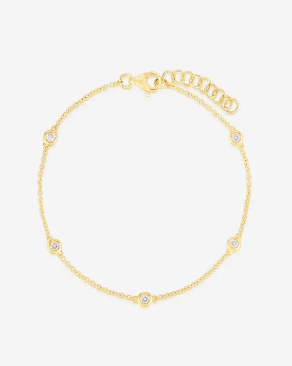 Ring Concierge Diamond Bezel Station Bracelet