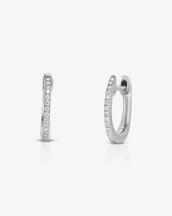 Ring Concierge Diamond Huggie Earrings