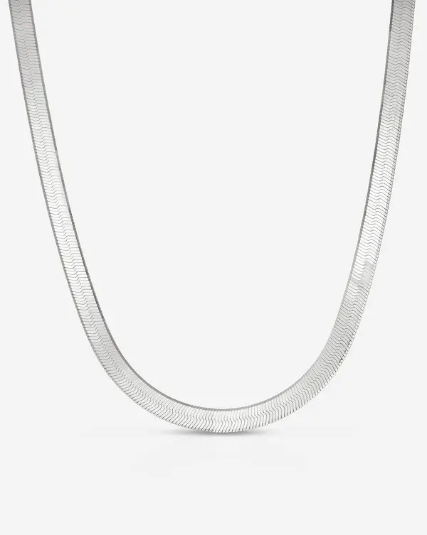 Ring Concierge 14k Gold Herringbone Chain Necklace