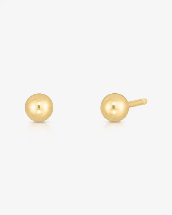 Ring Concierge 14k Yellow Gold Petite Stud Earrings