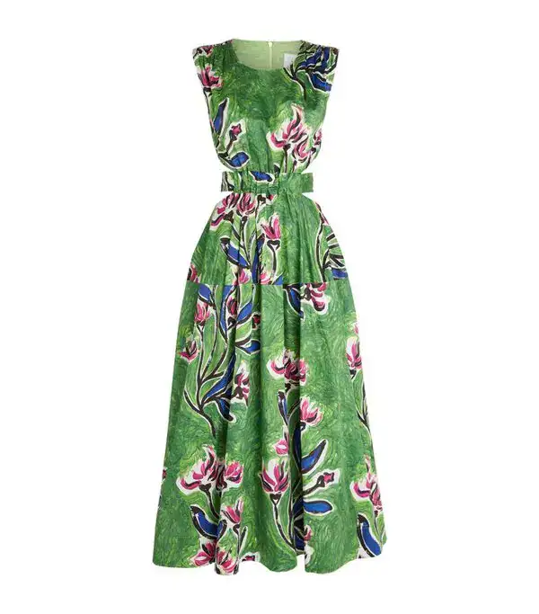 Aje Zorina Midi Dress In Multi - 32% Off | Editorialist