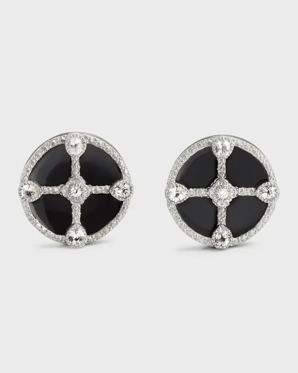 Armenta Sterling Silver Enamel Cufflinks