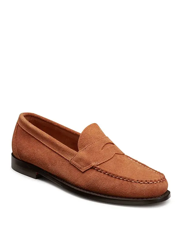 G.H.BASS G.h. Bass Logan Weejun Penny Loafers - Dark Tan