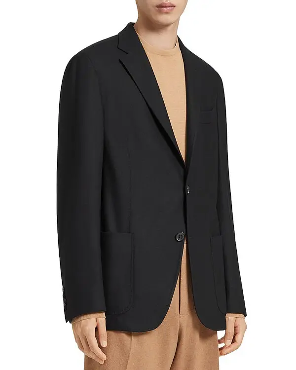 Zegna Trofeo Cashmere Blazer - Black