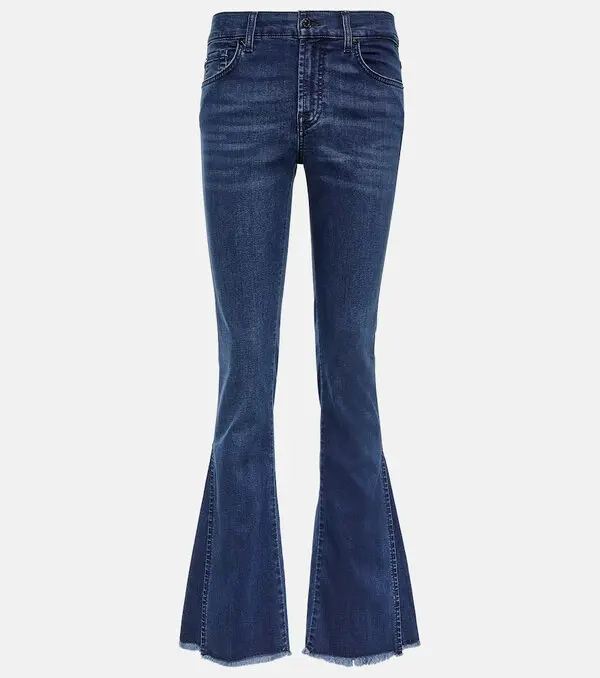 7 For All Mankind Bair Mid-rise Bootcut Jeans