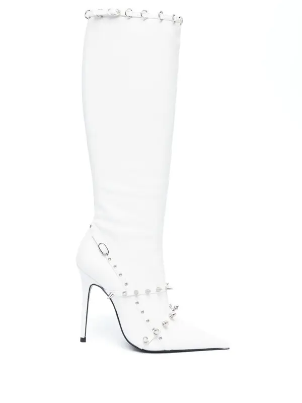 ABRA Spike Stud-detail High Boots