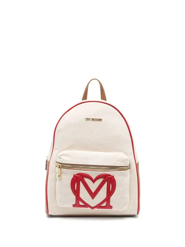 Moschino Red and White Backpack Love Moschino Love Backpack With Logo - Red|JC4039PP1ILF110A main image 4