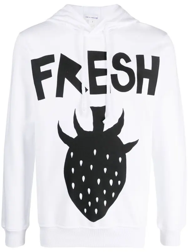 Comme Des Garçons Graphic-print Hoodie