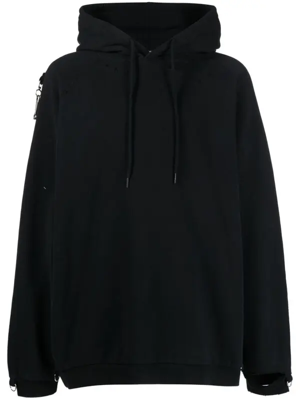 Raf Simons Artwork-print Cotton Hoodie