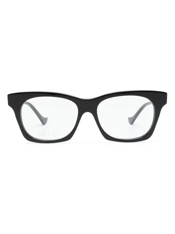 Gucci Logo-engraved Square-frame Glasses
