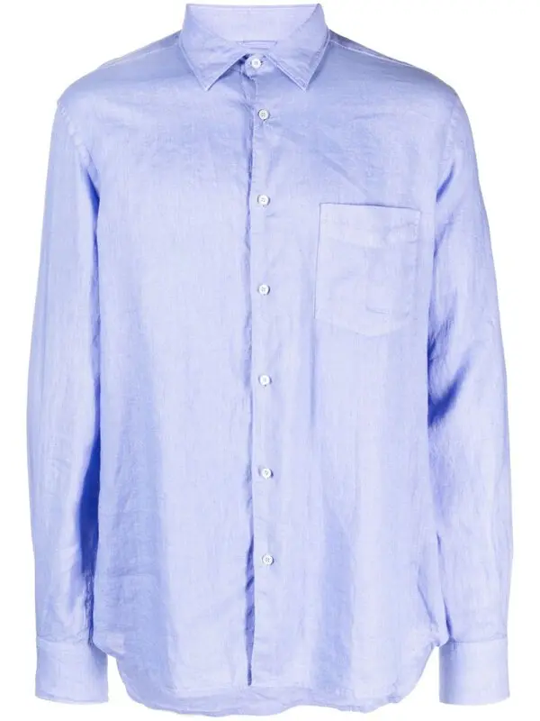 Aspesi Long-sleeve Linen Shirt