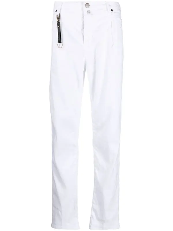 Incotex Tapered Linen-blend Trousers