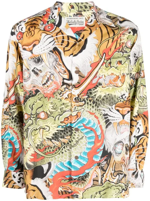 WACKO MARIA Graphic-print Shirt