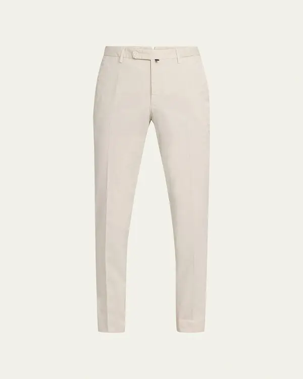 Incotex Batavia Twill Pants - Bianco Naturale