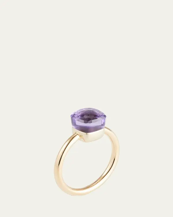 Pomellato 18k Rose And White Gold Nudo Petit Ring - Two Tone Gold