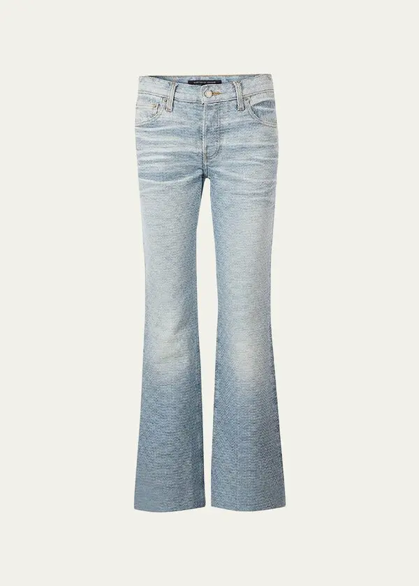 Buy Cout De La Liberte Jimmy Patterned Flare Jeans - Zandi 175 At 60% ...
