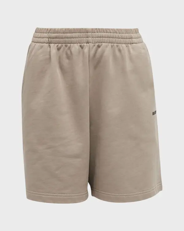 Balenciaga Back Logo Sweat Shorts