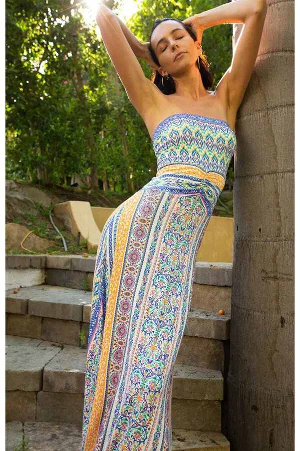 Hale Bob Hannah Jersey Maxi Dress In Multicolor - 24% Off | Editorialist