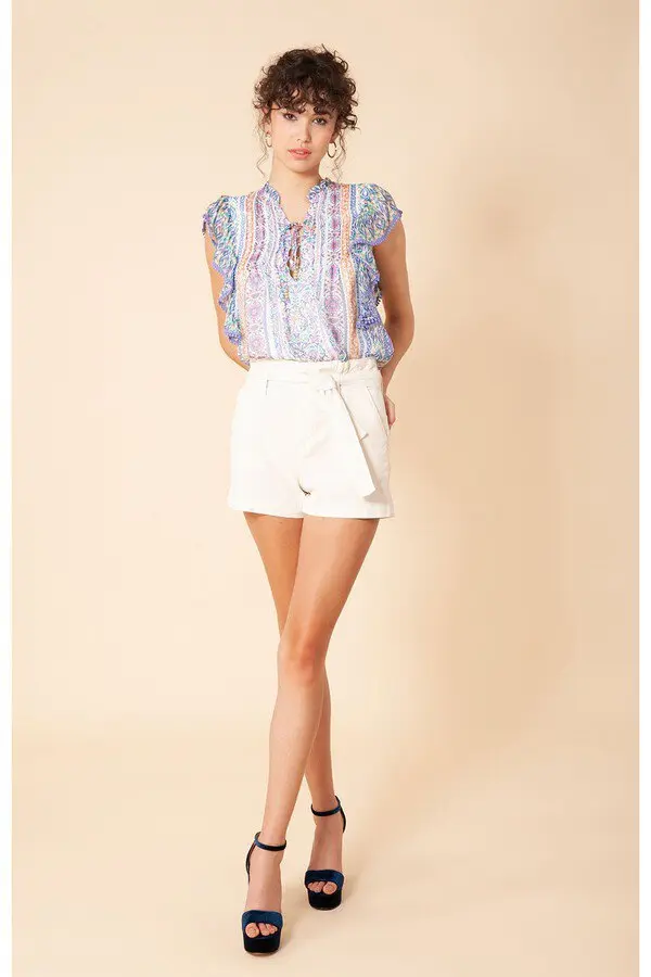 Hale Bob Orlena Chiffon Top - Multicolor