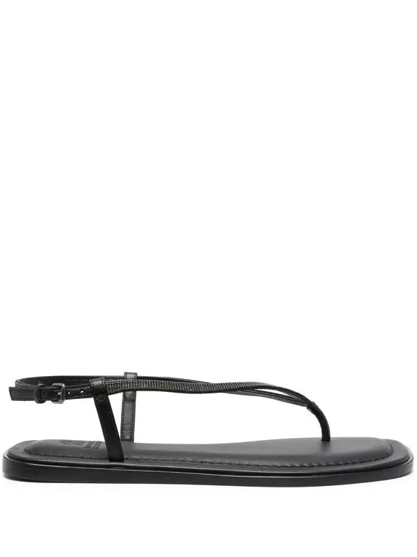 Brunello Cucinelli Slingback Buckled Sandals