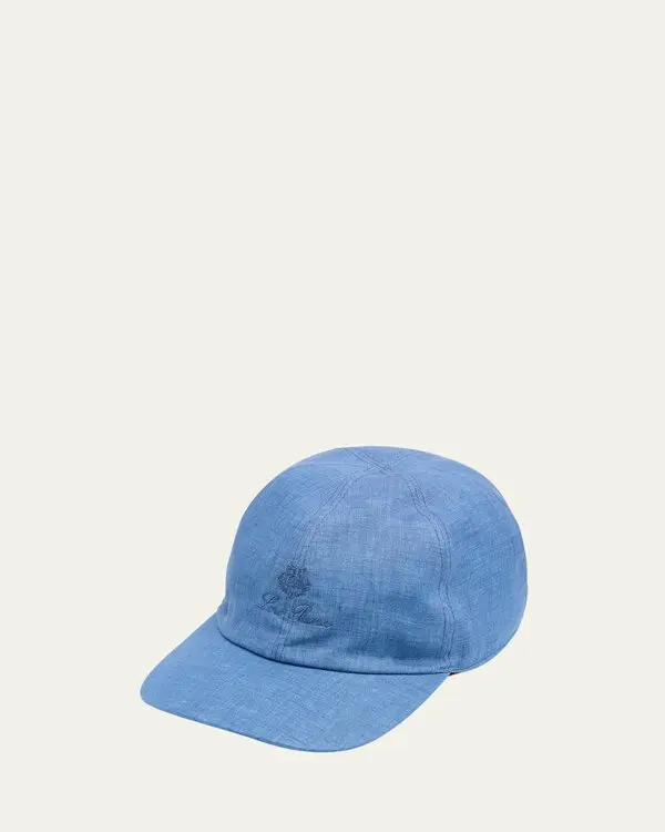 Loro Piana Linen 6-panel Baseball Hat - Infinity