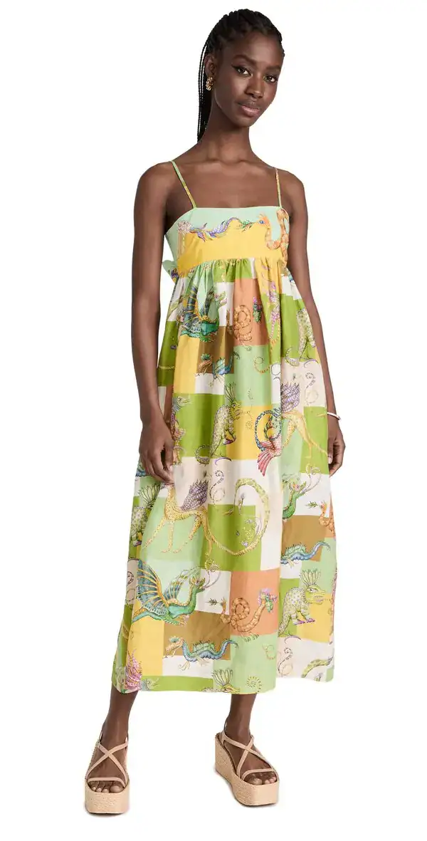 alemais jerome midi dress Cinq a Sept Jerome Dress in Yellow