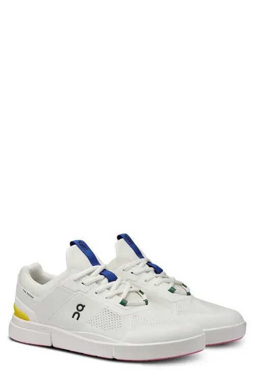 On The Roger Spin Sneaker - Undyed White/yellow